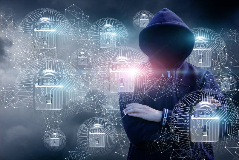 Business Computer Security Network Structure Stock Photo - Image of ...