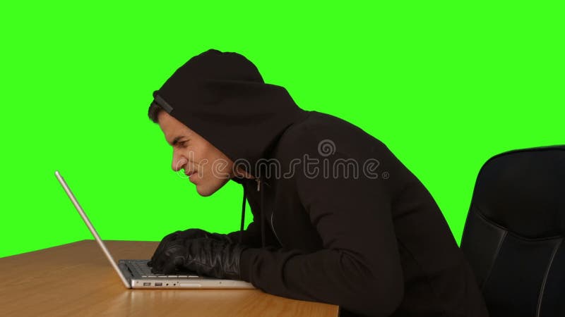 Hacker typing at his desk stock footage. Video of hacking - 54777236