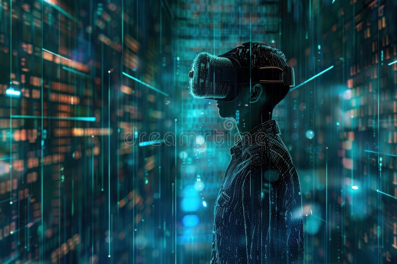 A Hacker Uses a VR Headset To Explore a Virtual World Filled with ...