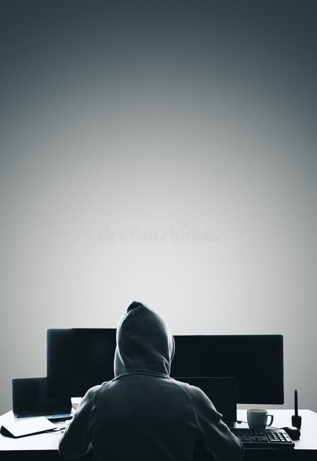 Hacking and Criminal Concept Stock Image - Image of internet, interior ...