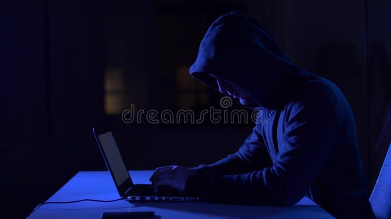 Hacker Using Computer Virus for Cyber Attack Stock Video - Video of ...