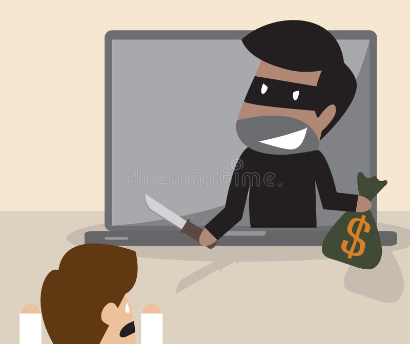 Hacker stock vector. Illustration of concepts, loose - 43530763