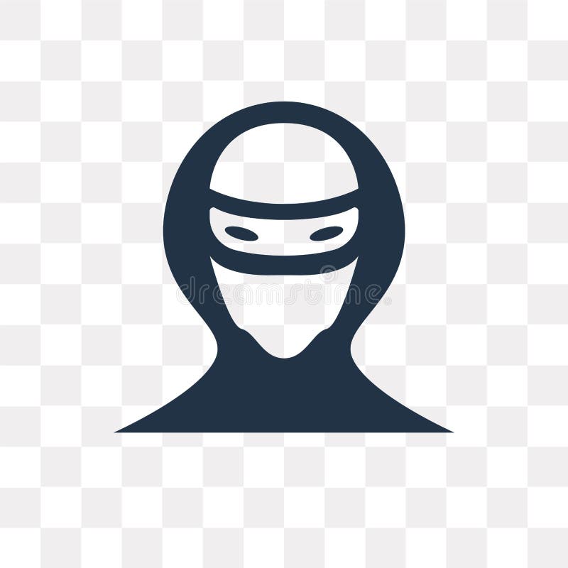 Hacker Vector Icon Isolated on Transparent Background, Hacker T Stock ...