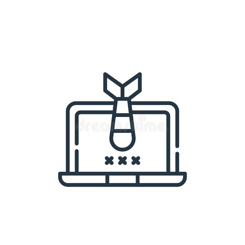 Hacker Vector Icon. Hacker Editable Stroke. Hacker Linear Symbol for Use on Web and Mobile Apps ...