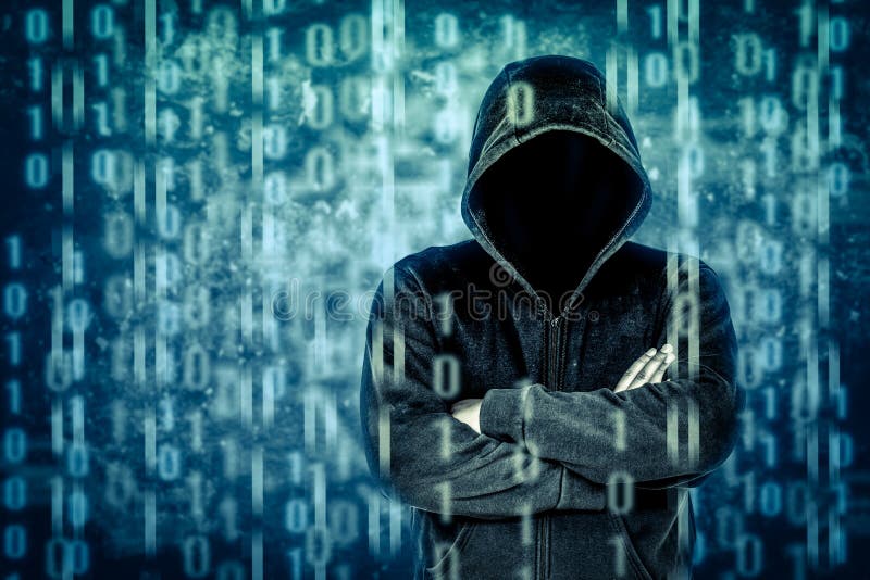 Hacker at Work with Graphic Stock Photo - Image of password, danger ...