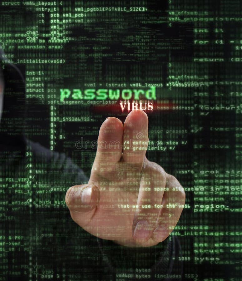 Hacker at work stock image. Image of command, hacking - 79264445