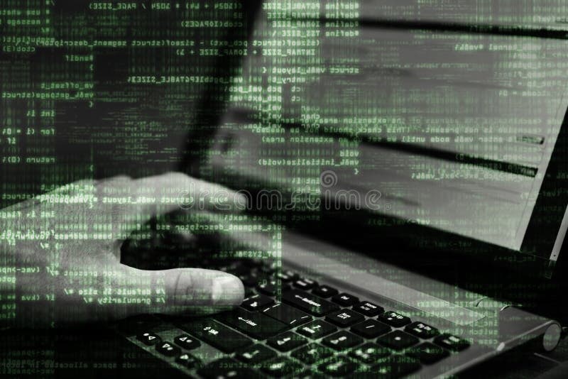 Hacker at work stock photo. Image of password, coding - 79259166