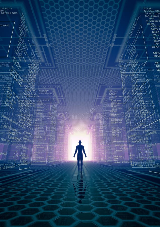 Hacker World Revolution stock illustration. Illustration of abstract ...