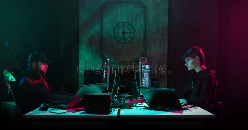 Hackers Breaking Server Using Multiple Computers and Infected Virus ...