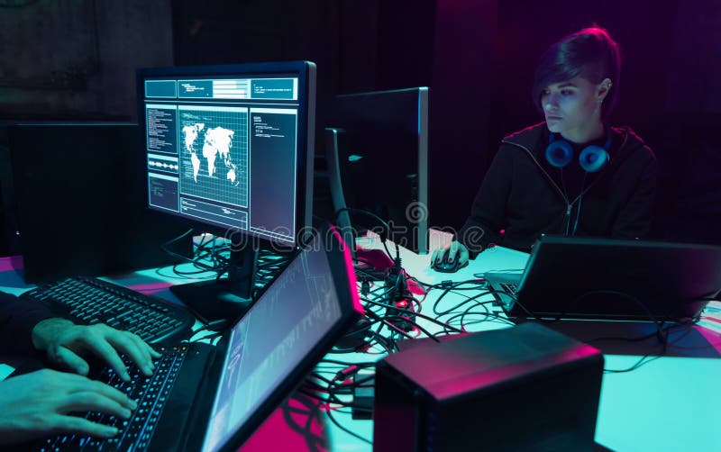 Hackers Breaking Server Using Multiple Computers and Infected Virus ...