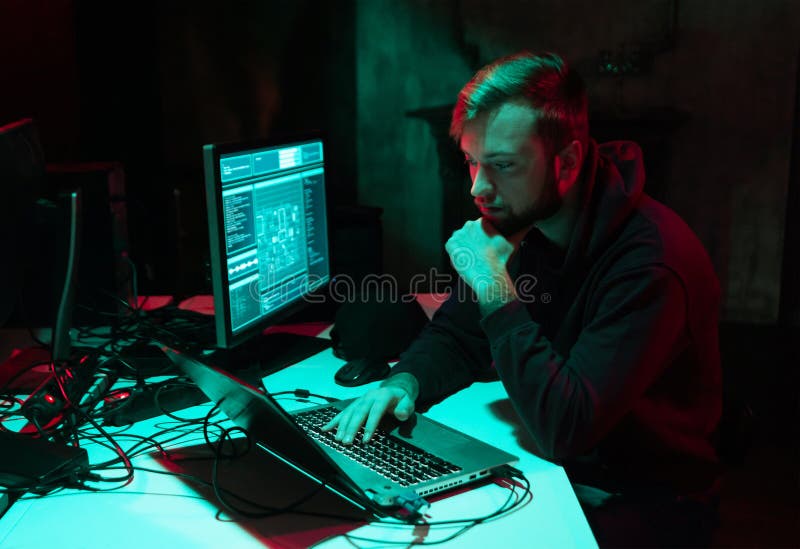 Hackers Making Cryptocurrency Fraud Using Virus Software and Computer ...