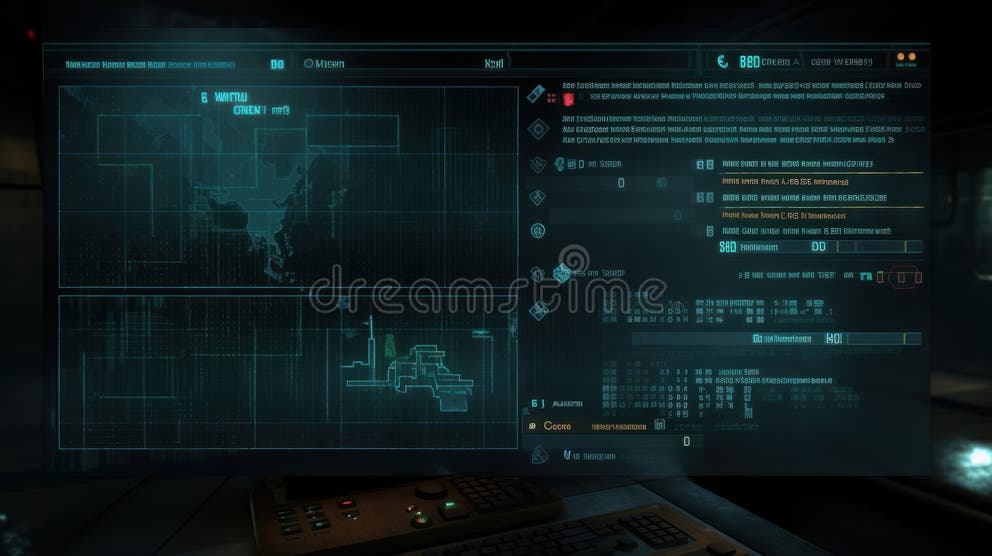 Hackers Screen Program Code. Beautiful Illustration Picture Stock ...