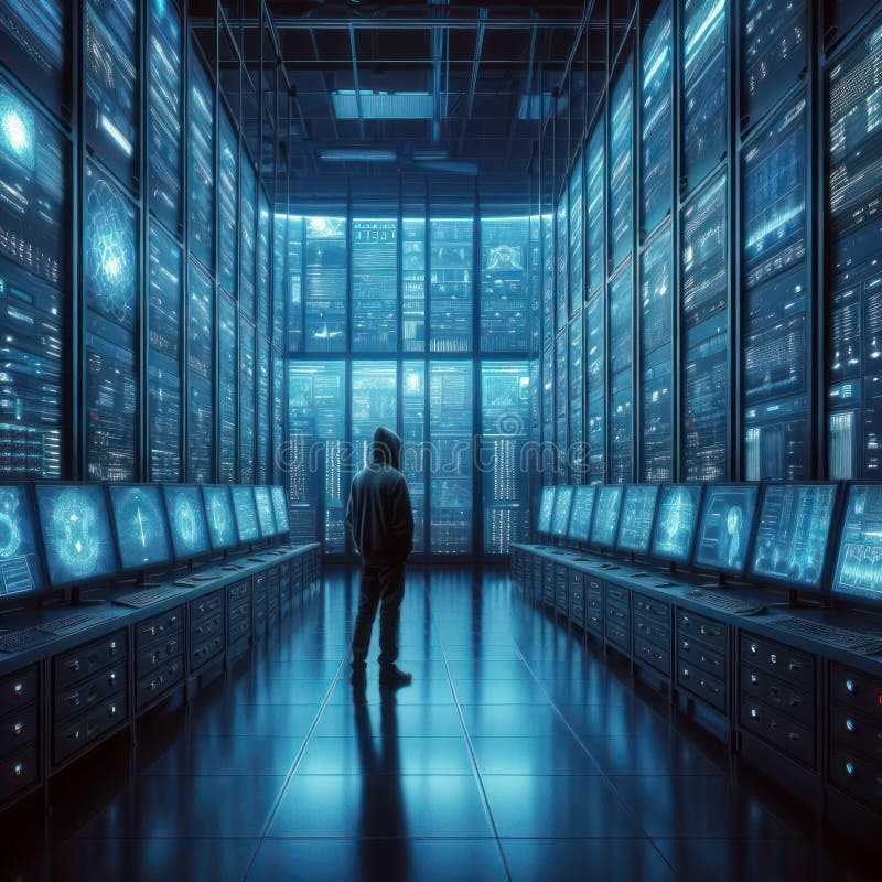 Hackers Trying To Get into High Tech Secure System Cybersecurity Stock ...