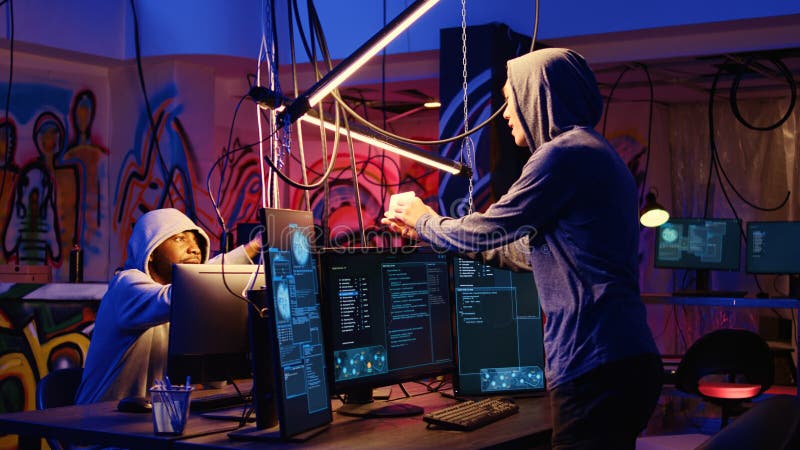 Hackers Upload DDoS Attack Script on SSD Stock Photo - Image of hacking ...