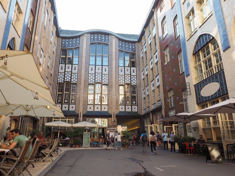 Hackescher Markt in Berlin editorial stock image. Image of building ...