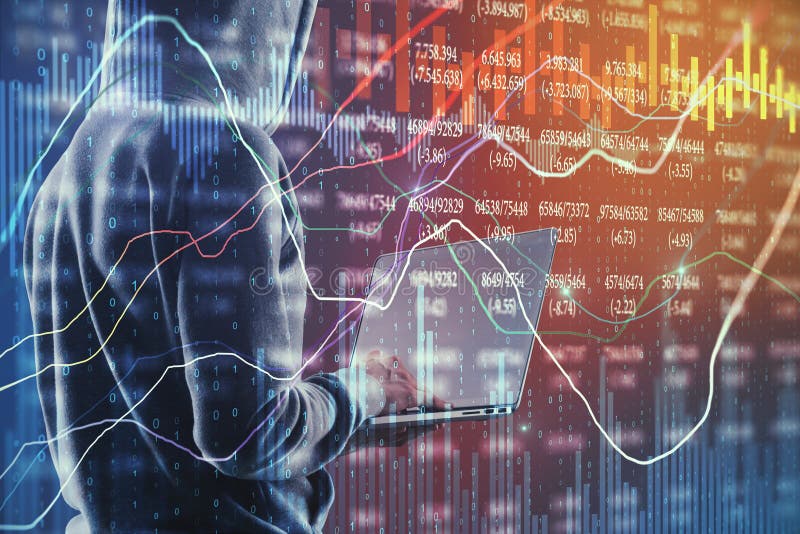 Hacking and Analytics Concept Stock Photo - Image of blurry, holding ...