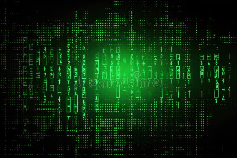 A Hacking Background With Binary And Hexdecimal Code On A Screen Created With Generative Ai