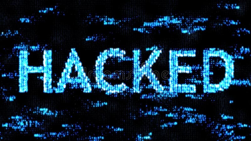 Hacking a Computer on the Internet Stock Illustration - Illustration of ...