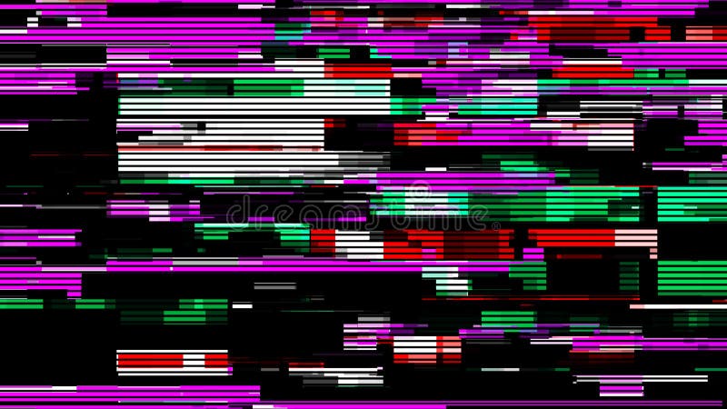 Hacking a Computer Network. Glitch Effect Background. Distortion of the ...