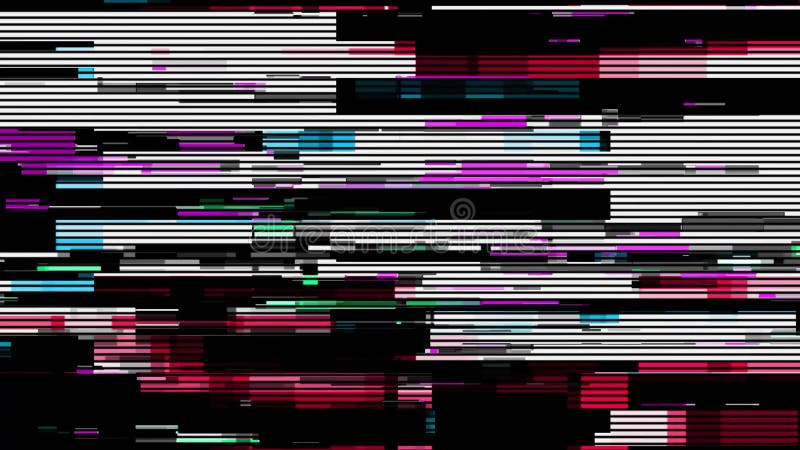 Hacking a Computer Network. Glitch Effect Background. Distortion of the ...