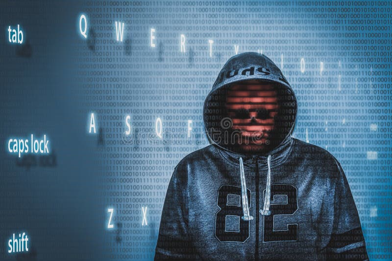 Hacking Concept Wit Keyboard Letters Stock Photo - Image of hackers ...