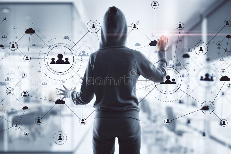 Hacking and Cyber Attack Concept Stock Photo - Image of information ...