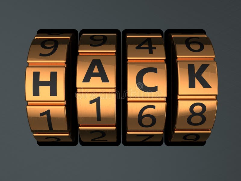 Hacking stock illustration. Illustration of protect, authorized - 46616340
