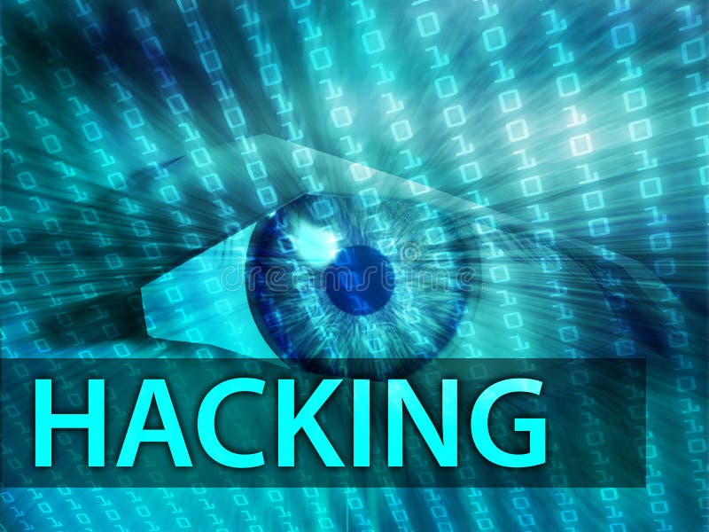 Hacking stock illustration. Illustration of hacking, firewall - 23299001