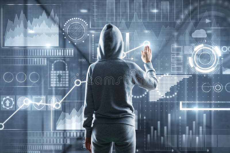 Hacking and Malware Concept Stock Image - Image of interface, hacker ...