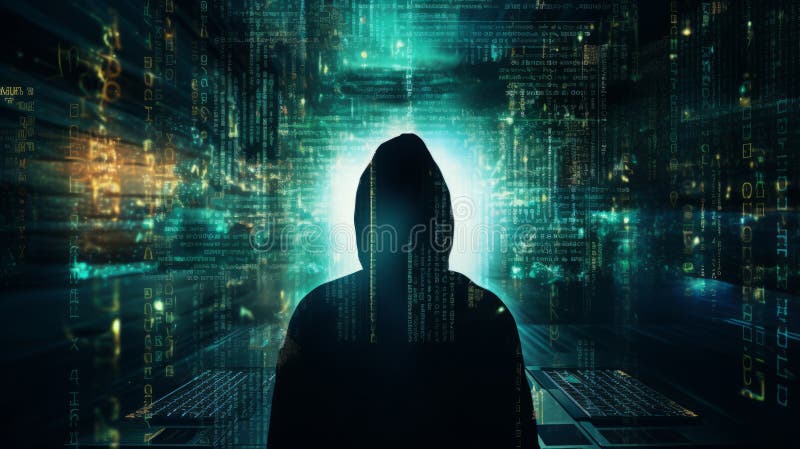 Hacking Malware And Data Security Concept Hacker With Not Identifiable 3000
