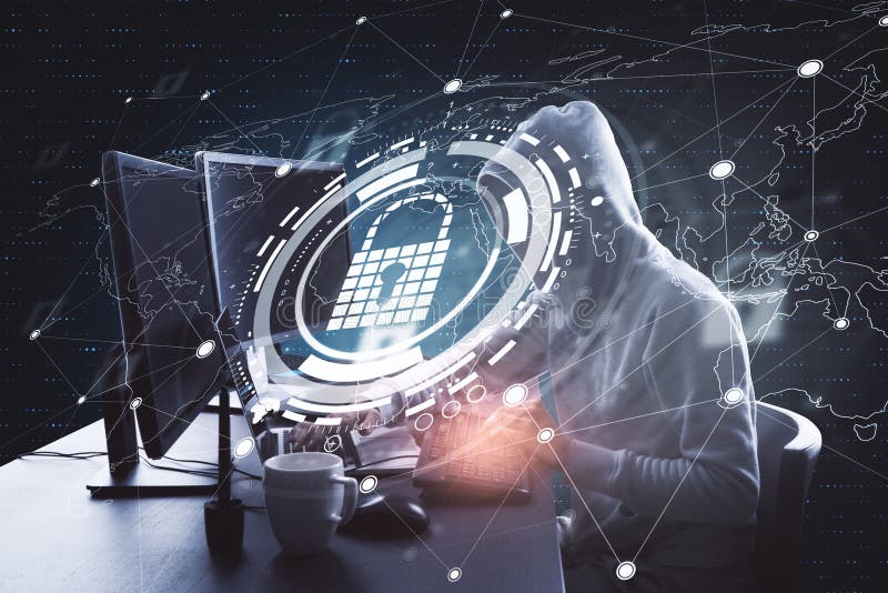 Hacking for password stock photo. Image of secret, security - 1809270