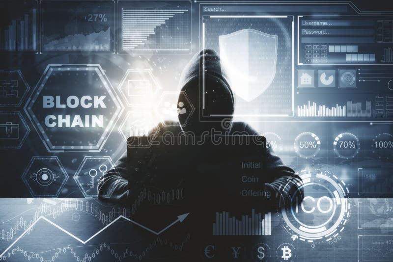 Hacking and Software Concept Stock Illustration - Illustration of ...