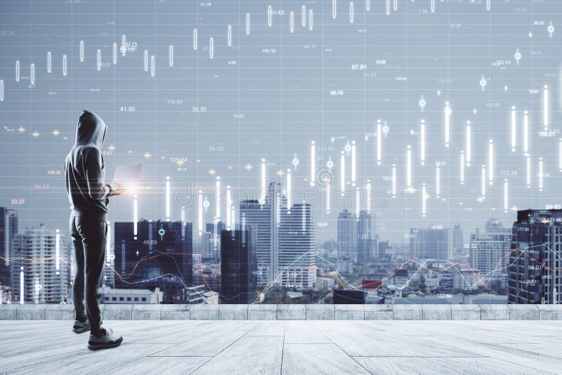 Hacking and stats concept stock photo. Image of building - 149449138