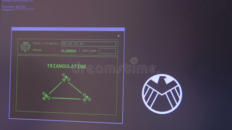 Hacking and Technology Concept. Tracking Killesr`s IP Address with ...