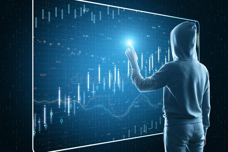 Hacking and trade concept stock image. Image of currency - 156917847