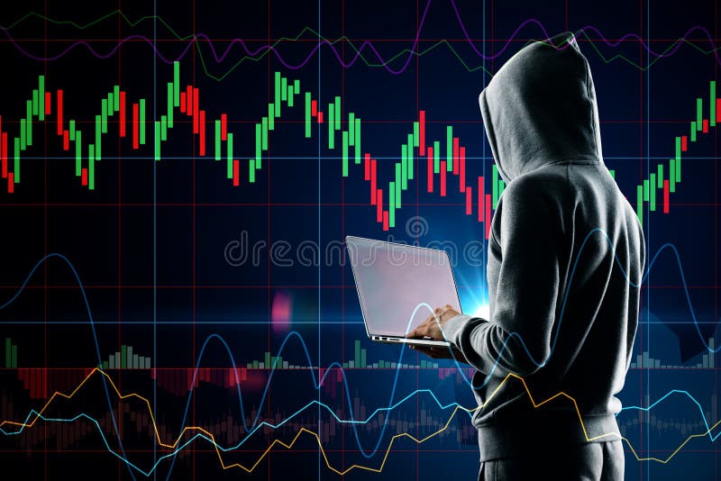 Hacking and trade concept stock photo. Image of forex - 142809916