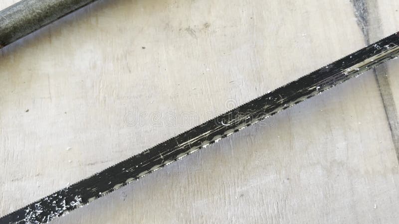Hacksaw Blade, Construction Cutting Tool Stock Video - Video of edge ...