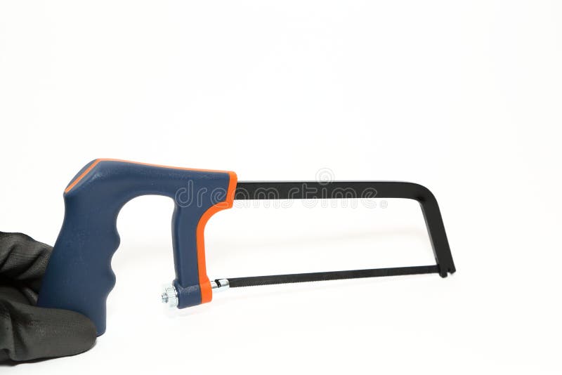 Hacksaw stock photo. Image of metal, hardware, handle - 53132336