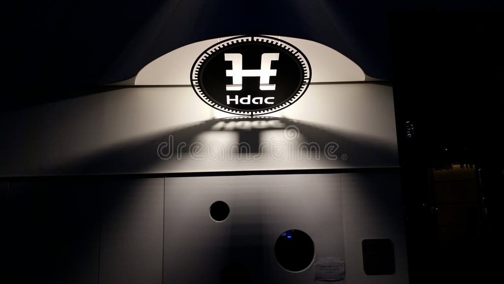 Hadac Coin Cryptocurrency Shop Editorial Image - Image of shop, coffee ...