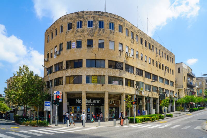 Hadar HaCarmel-Bezirk, in Haifa Redaktionelles Stockbild - Bild von ...