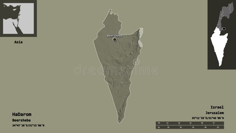 HaDarom, District of Israel,. Previews. Administrative Stock ...