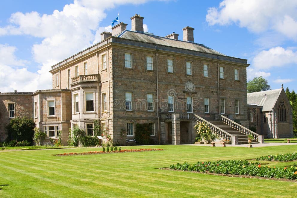 Haddo House in Scotland stock image. Image of british - 10617573
