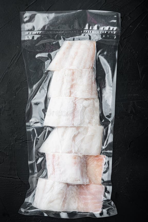 Haddock White Fish Fillet in Plastic Market Pack Stock Image - Image of ...