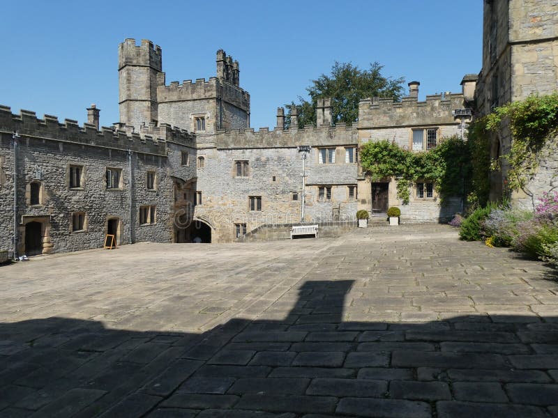 Haddon hall in the sun stock photo. Image of hall, rutlands - 154289626