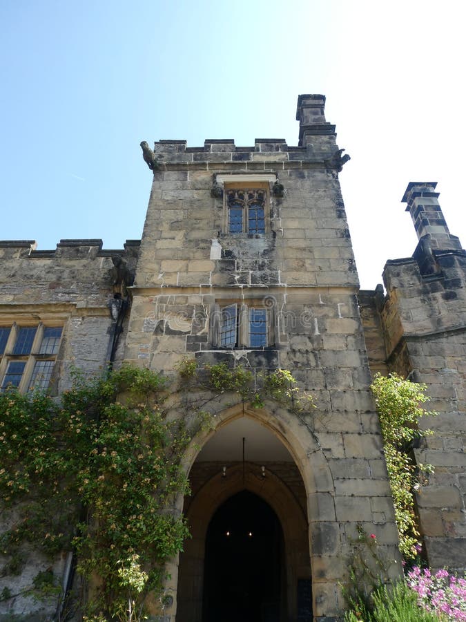 Haddon hall in the sun stock image. Image of haddon - 154289603