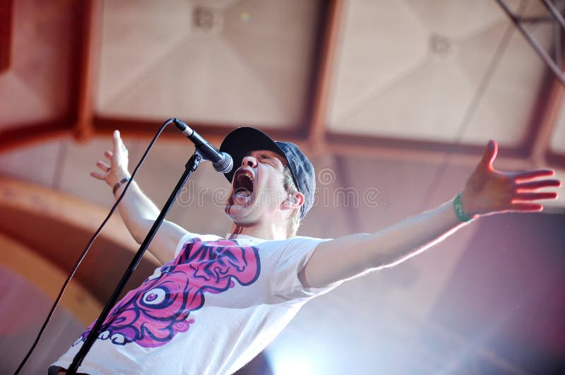 Hadouken editorial stock image. Image of musician, singing - 26212939