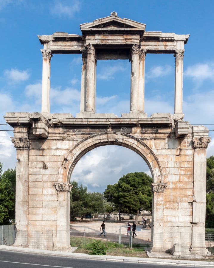 Hadrian s gate editorial stock photo. Image of holiday - 16441473
