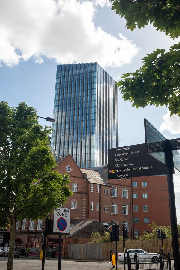 High-rise Construction Site in Newcastle City Centre - the Helix ...