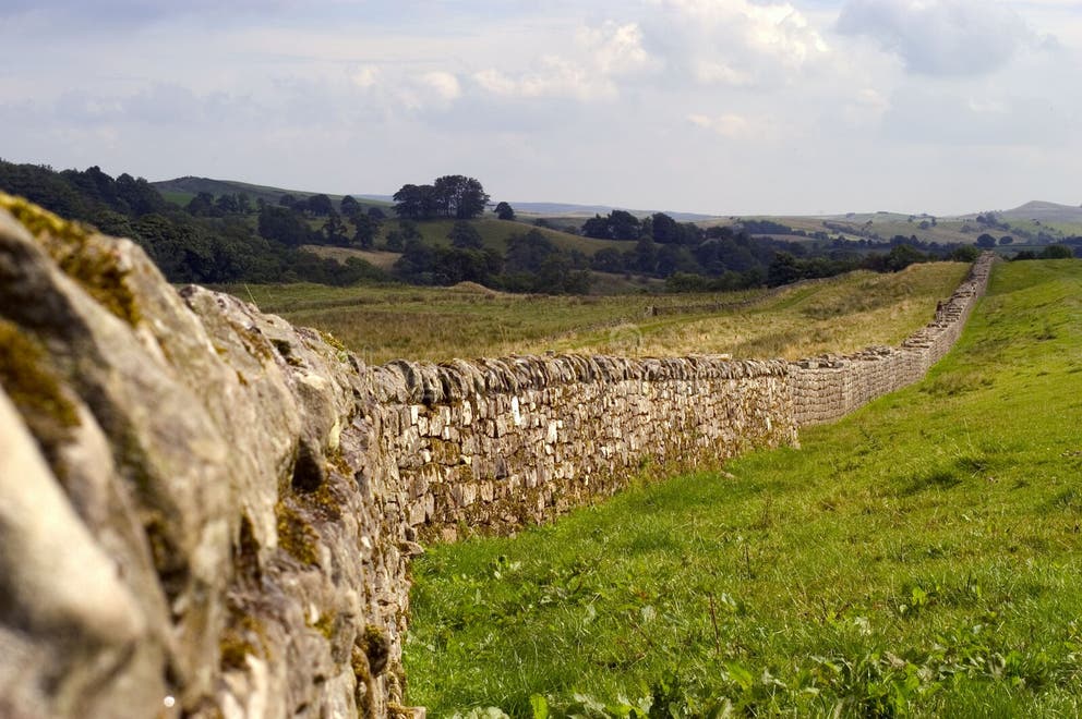 Hadrian wall stock photo. Image of nature, sports, wall - 280332