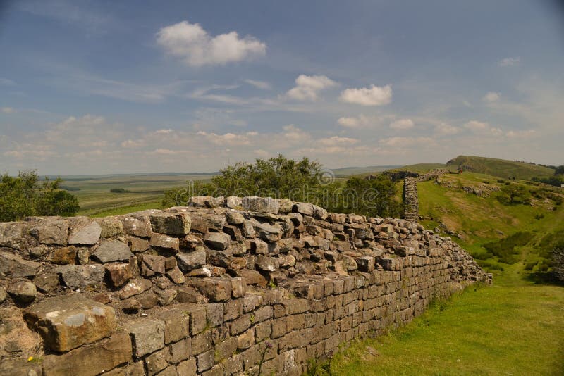 Hadrians Wall stock photo. Image of centurion, picts - 36043702
